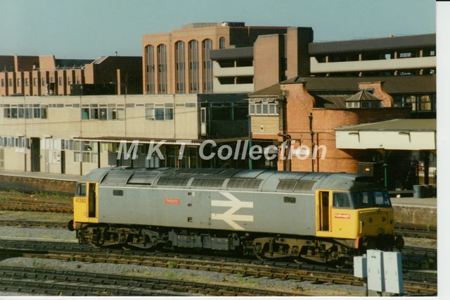 RAIL PHOTO CLASS 47 47280 stabled @ Eastleigh 15/7/89 £1.50 - PicClick UK