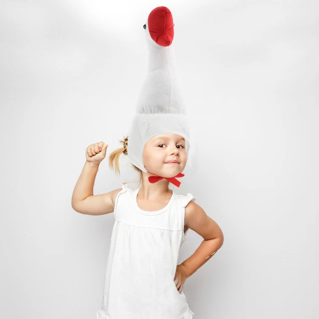 COSPLAY HEADWEAR GOOSE Costumes Adjustable Animal Cap Flapping Hat £15. ...