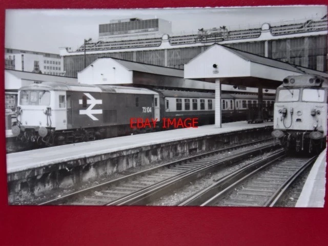 PHOTO BR Class 73 Electric Loco No 73104 £1.85 - PicClick UK