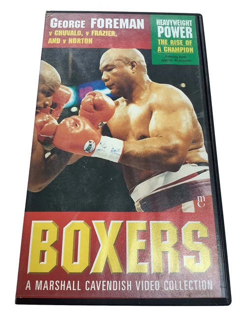 BOXERS 7 GEORGE Foreman A Marshall Cavendish Video Collection VHS Tape ...