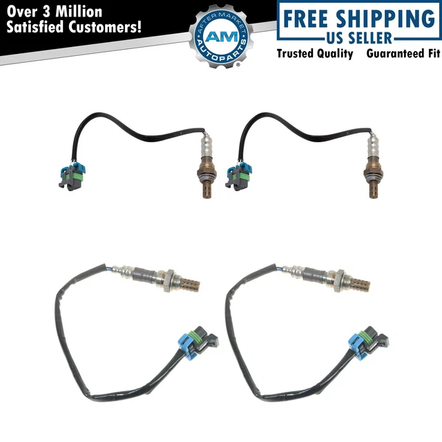 OXYGEN O2 SENSOR Upstream & Downstream Set of 4 for Express Savanna Van ...
