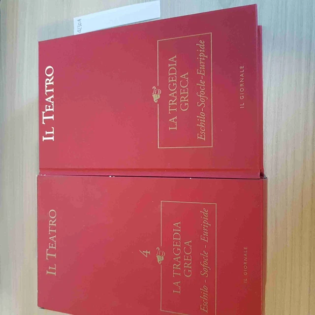 LA TRAGEDIA GRECA 4 eschilo sofocle euripide IL TEATRO - IL GIORNALE - 2002 EUR 14,95 - PicClick IT