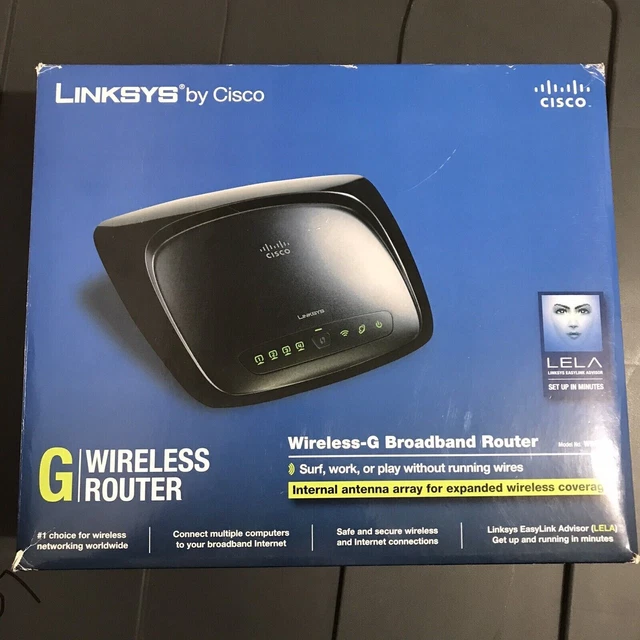 LINKSYS CISCO MODEL WRT54G2 Wireless G Broadband Router Wi-Fi Fully ...