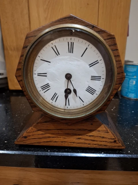VINTAGE OCTAGONAL MANTEL Clock Non Working £11.12 - PicClick UK