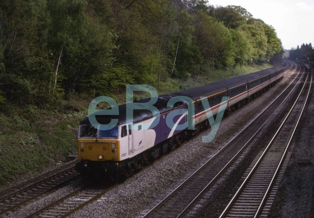 35MM RAILWAY SLIDE of Class 47 47807 @ Woodley Copyright to Buyer £4.99 ...