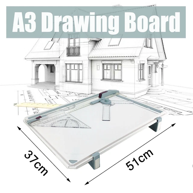 A3 DRAFTING DRAWING Board Adjustable Angle Architect Drafting Board ...