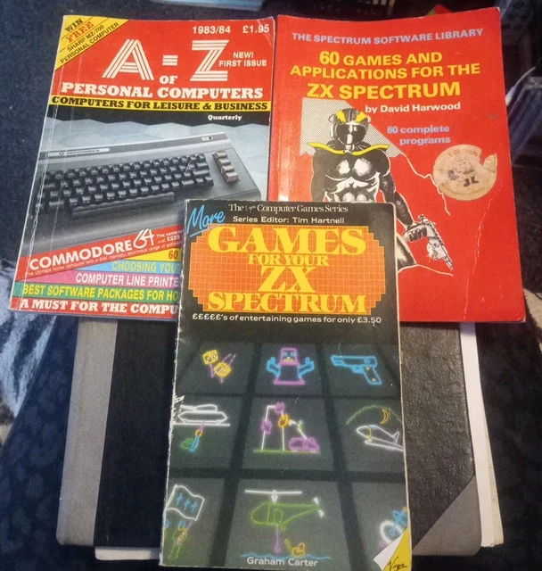 TWO VINTAGE ZX SPECTRUM Books + A-Z Of Personal Computers Used £9.04 - PicClick UK