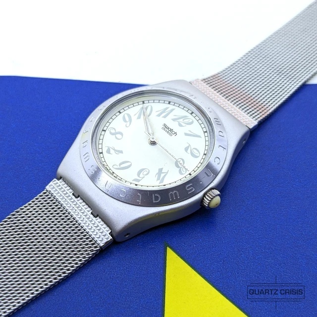 1997 SWATCH IRONY AG Aluminium Quartz Ladies Watch EUR 47,93 - PicClick FR