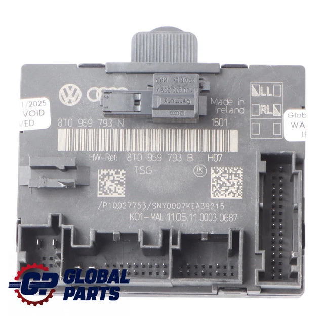 AUDI A4 B8 Control Unit Module Door Front Driver Side 8T0959793N £14.95 ...