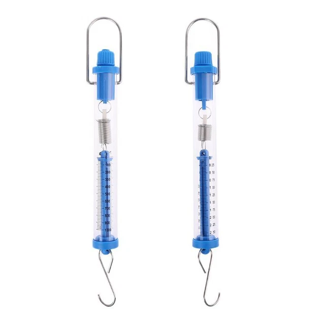 PLASTIC TUBULAR SPRING Scale Tubular Dynamometer Transparent Spring Balance £4.63 - PicClick UK