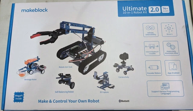 MAKEBLOCK MBOT ULTIMATE 10-In-1 2.0 Coding Robot Building Kit $289.00 ...