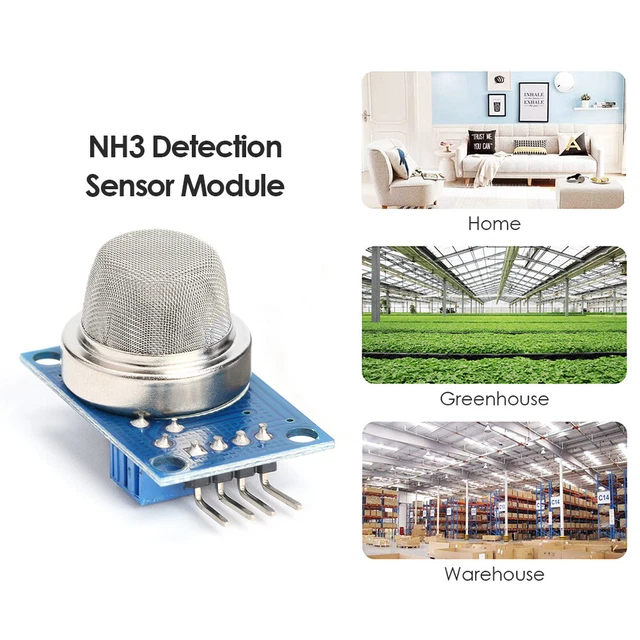 MQ-137 AMMONIA DETECTION NH3 Gas Sensor Module MQ137 Analog + TTL Level ...