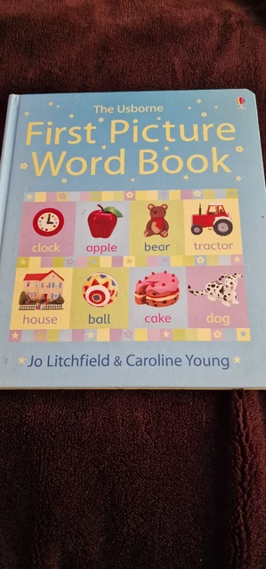 THE USBORNE FIRST Picture Word Book Board Book £2.50 - PicClick UK