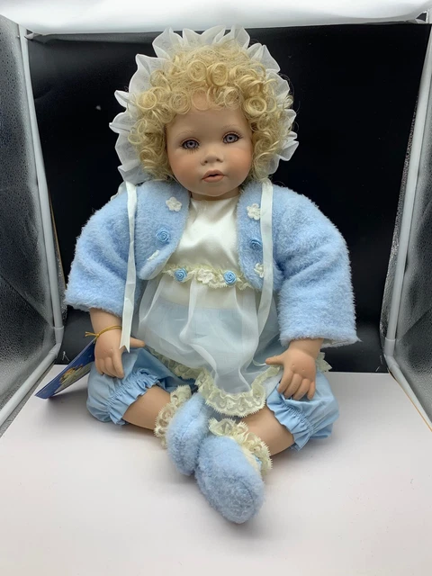 ANGES PARADIS POUPON de Collection Porcelaine Poupée 63 Cm. État Parfait EUR 48,13 - PicClick FR