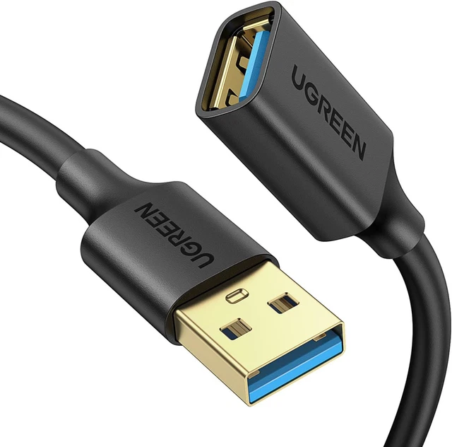 UGREEN USB EXTENSION Lead, USB 3.0 Extension Cable, USB A Male to A ...