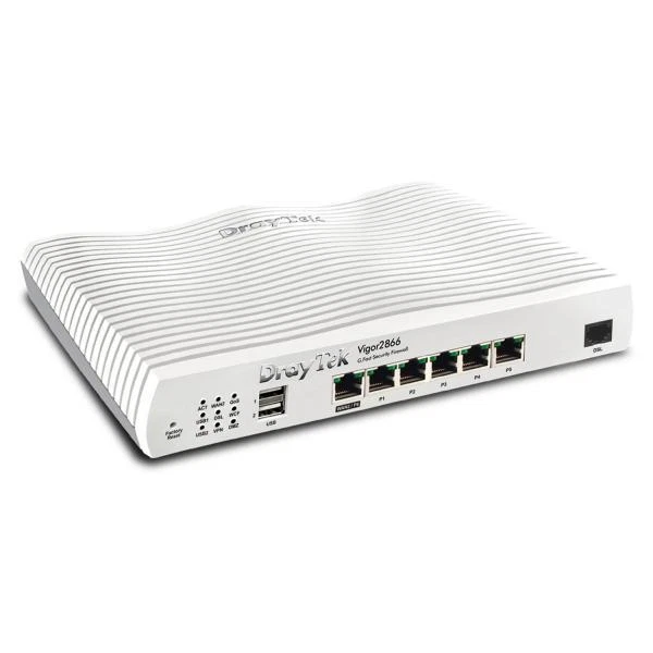 3221111 DRAYTEK DRAYTEK Vigor 2866: Gfast Modem-Firewall router cablato ...