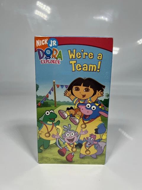DORA THE EXPLORER We're a Team VHS Tape 2006 Nickelodeon Nick Jr. Late ...