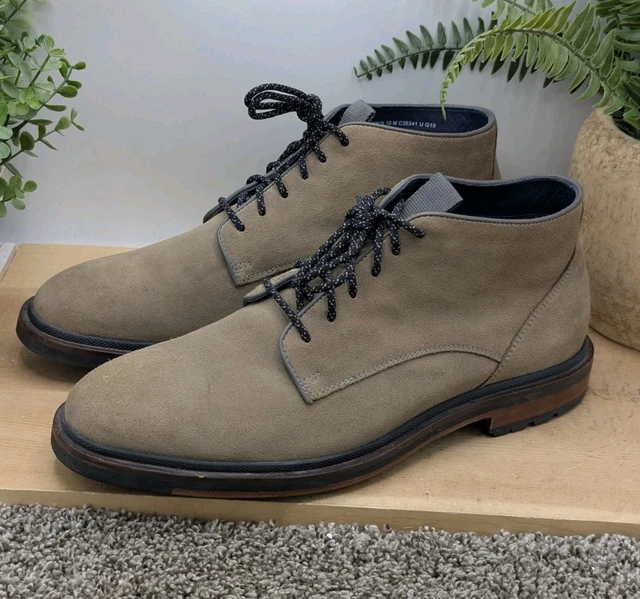 COLE HAAN MEN'S Size 10M Roundhill Grand Chukka Heeled Water Resistant ...
