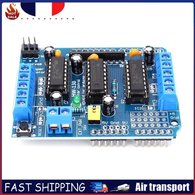 S# L293D MOTOR Driver Shield Module 4.5-36V 4CH Motor Drive Expansion ...