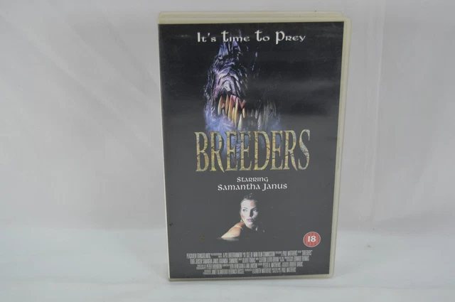 Breeders 1997 Big Box Vhs Cassette Horror Rare Sample Copy £9 00