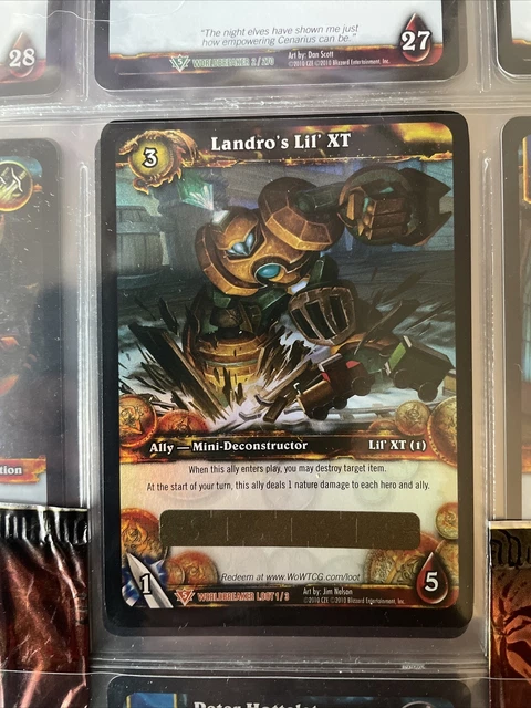 WORLD OF WARCRAFT Loot Card Landro’s Lil XT Unscratched, WOW TCG £12.00 ...