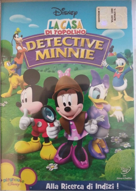 DVD LA CASA DI TOPOLINO DETECTIVE MINNIE Disney mondadori paperino pooh ...