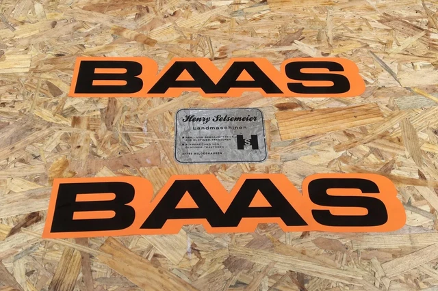 BAAS FRONTLADER AUFKLEBERSATZ Aufkleber Frontladerschwinge Traktor EUR 20,00 - PicClick DE