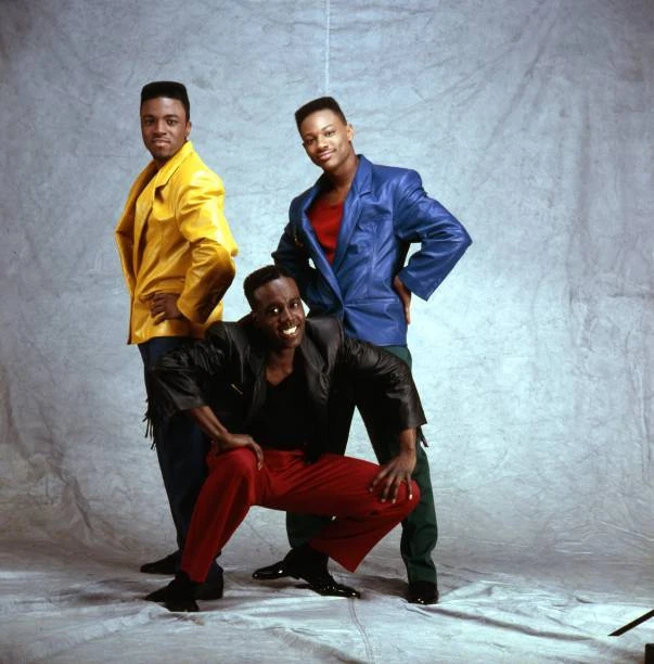 SINGER AND PRODUCER Teddy Riley of the R and B group Guy poses 1987 OLD ...