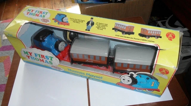 VINTAGE MY FIRST THOMAS playset CLARABEL ANNIE fat controller golden bear sealed £31.99 ...