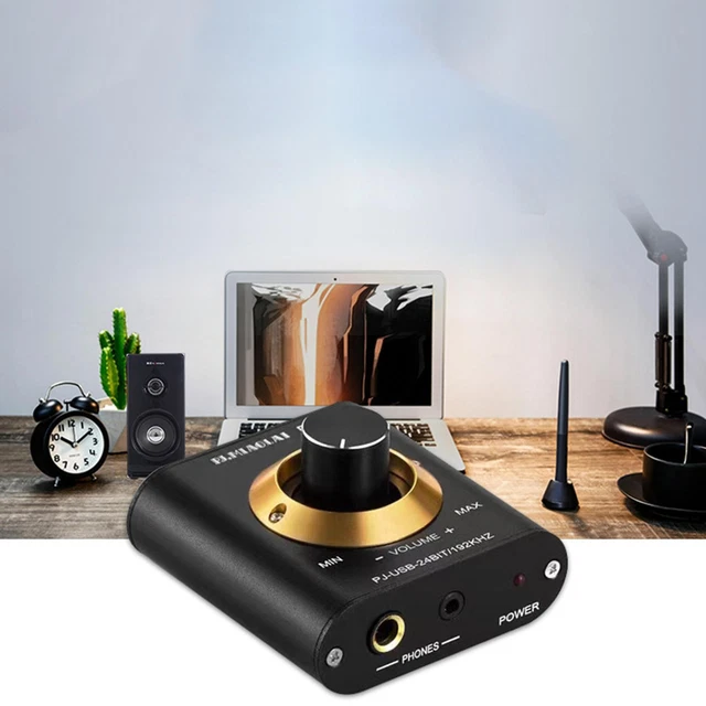 SOUND CARD LAPTOP USB Input RCA Output Desktops External Stereo Sound ...