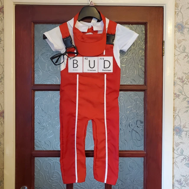 BUTLIN'S SKYLINE GANG Bud Costume Dungarees Hat Glasses Kids Age 3-4 ...