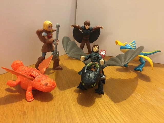 HOW TO TRAIN Your Dragon 8" Toothless DWA Figure 2014 & McDonalds Toys ...