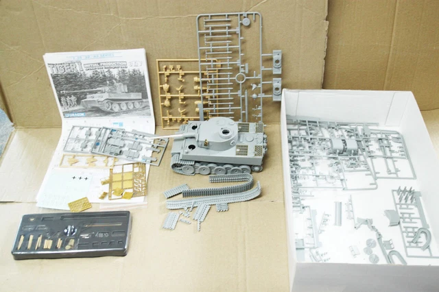 1:35 DRAGON 6252 Tiger I Initial Leningrad 1943 teilgebaut EUR 35,50 ...