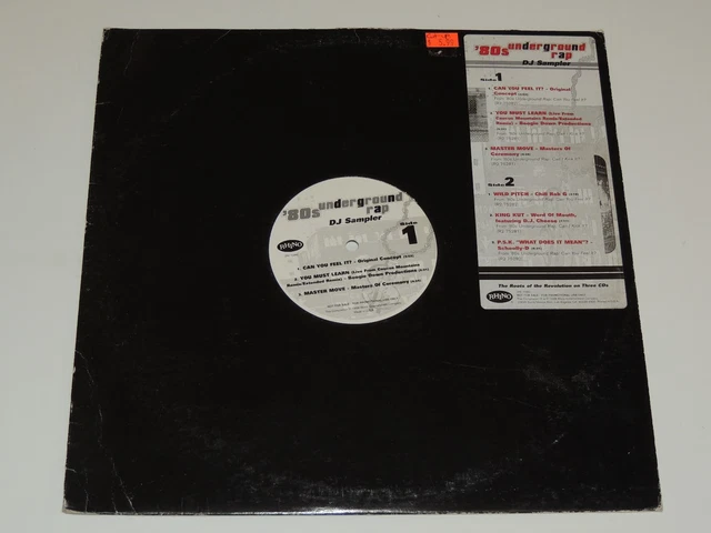 80'S UNDERGROUND RAP Dj Sampler 12" Original Concept Bdp Schooly D Word ...