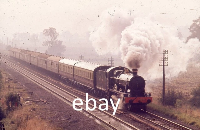 ORIGINAL 35MM RAILWAY SLIDE GWR RAIL TOUR 6998 AT BANBURY 1/10/72 £3.99 ...