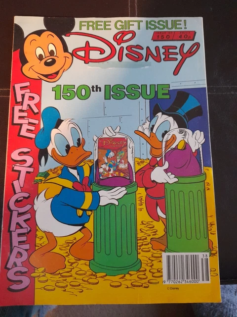 THE DISNEY MAGAZINE No.150 Issue 1988, vintage £5.44 - PicClick UK