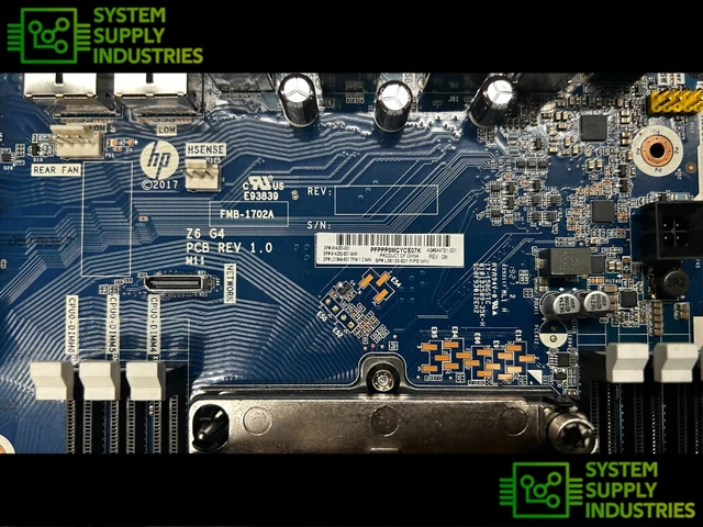 HP Z6 G4 Workstation Intel LGA-3467 CPU Motherboard Heatsink PN: 914283 ...