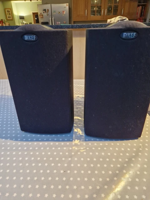 KEF IQ10 PAIR of KEF Bookend Speakers Matt Black Excellent condition £ ...