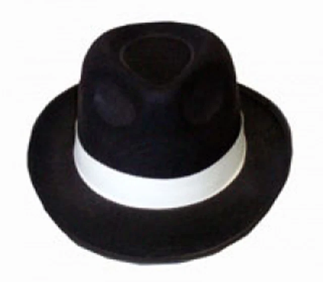 New 1920s Gangster Hat Fancy Dress Al Capone Mafia Pimp Gatsby Mens 30