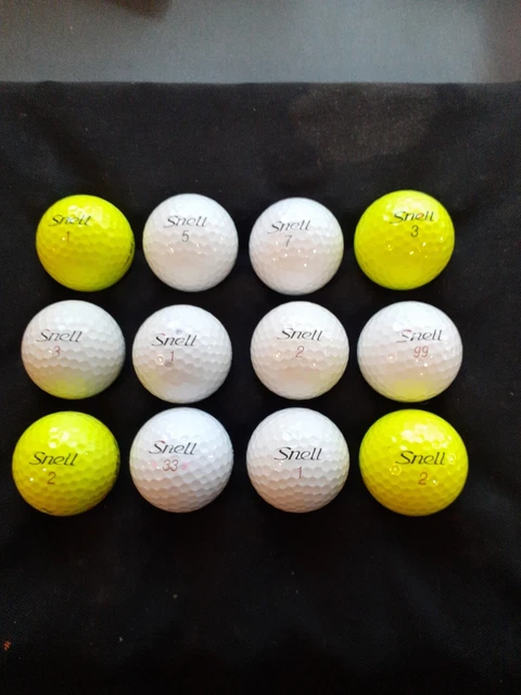 SNELL MIXED GOLFBALLS x 12 grade 1 great condition £13.45 - PicClick UK