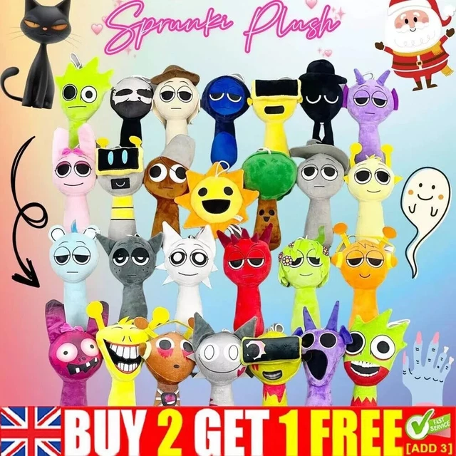 2025 NEW SPRUNKI Plush Toy Simon Oren Winda Sprunki Character Doll Toy ...