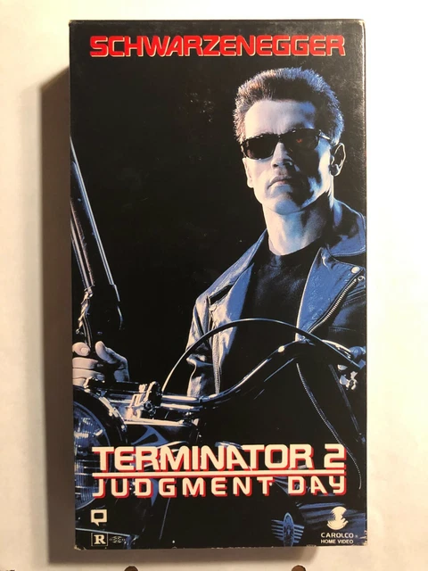 TERMINATOR 2 JUDGEMENT Day Vhs Arnold Schwarzenegger 1991 Live Home ...