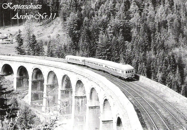 VIADUKT - KALTE Rinne der Semmeringbahn mit Triebwagen-Schnellzug TS 192 Villach EUR 3,99 ...