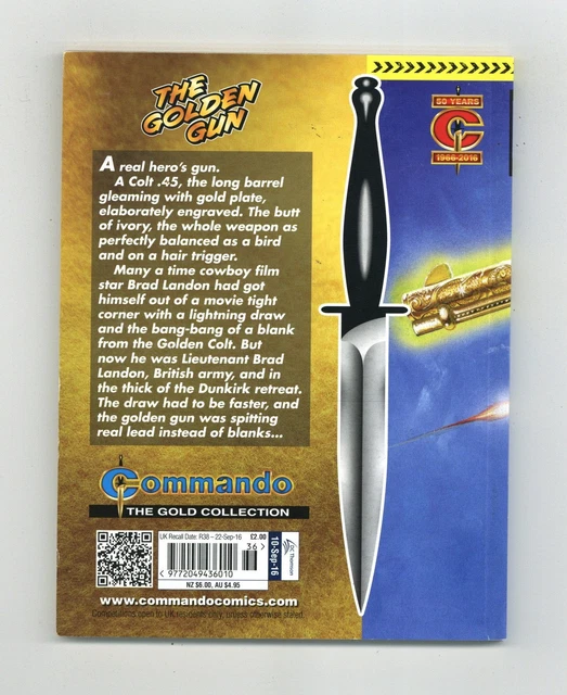 COMMANDO FOR ACTION and Adventure #4948 VF+ 8.5 2016 £4.59 - PicClick UK