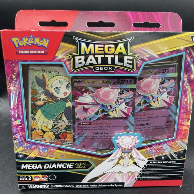POKÉMON TCG: MEGA Battle Deck Mega Diancie ex - Sealed - In Hand, Ready ...
