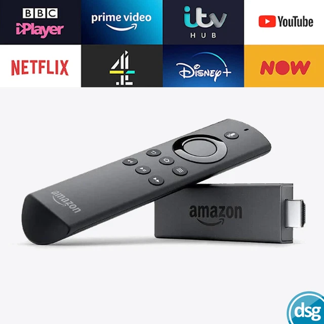 AMAZON FIRESTICK TV HD Streaming Device - Includes TV Remote - Voice ...