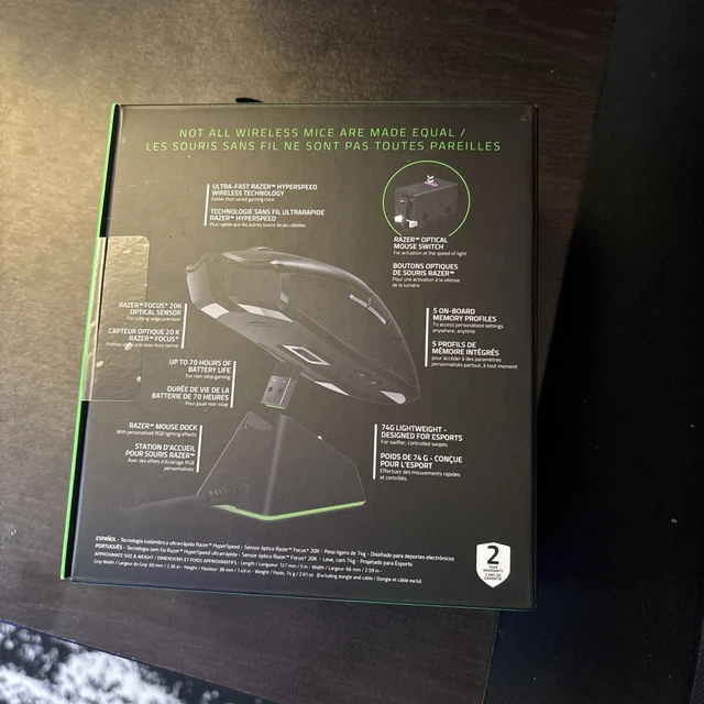 RAZER VIPER ULTIMATE Hyperspeed Lightest Wireless Gaming Mouse & RGB ...