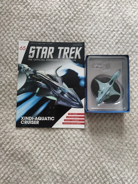 EAGLEMOSS STAR TREK Starships Xindi-Aquatic Cruiser Starship Model ...