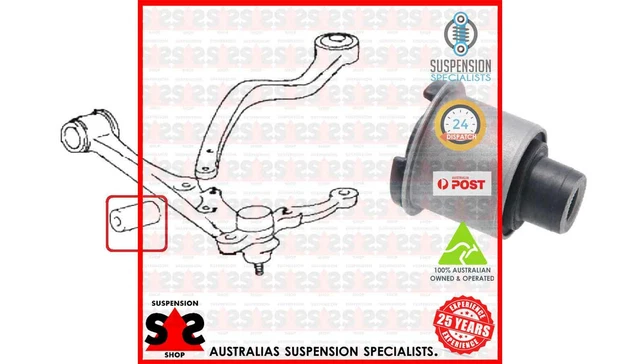 LOWER FRONT AXLE Mounting, Control/Trailing Arm Suit TOYOTA Aristo 3.0 (JZS147) EUR 27,08 ...