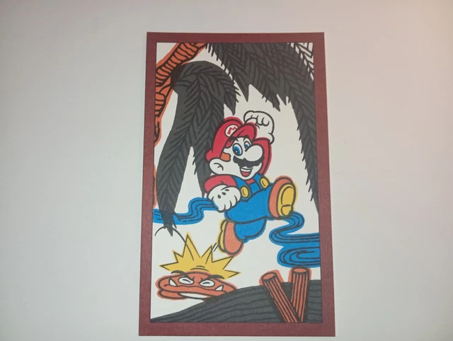 NINTENDO CLUB JAPANESE Mario hanafuda card 8/8 , 15x9 cm - 2020 Rare ...